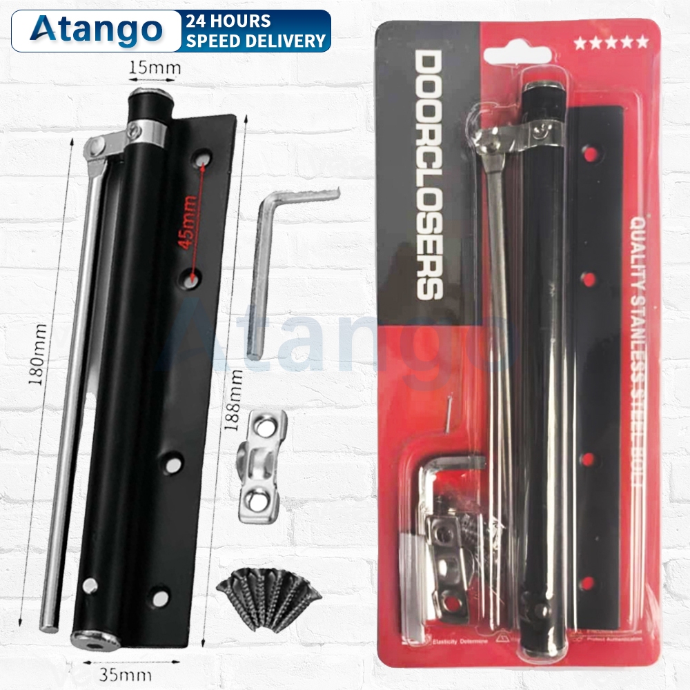Automatic Door Closer Stainless Steel Spring Buffer Durable Spring Door ...