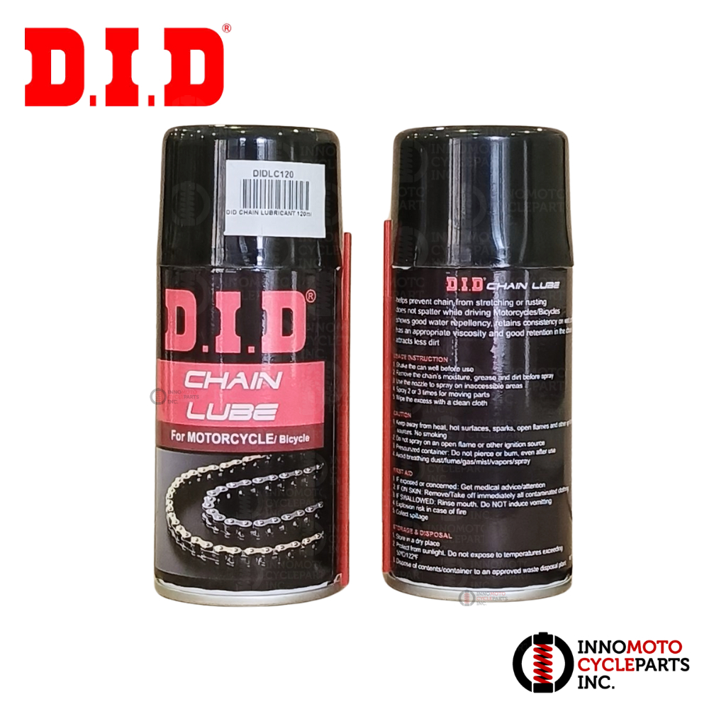 DID Chain Lube for Motorcycle/Bicycle 120ml | Shopee Philippines