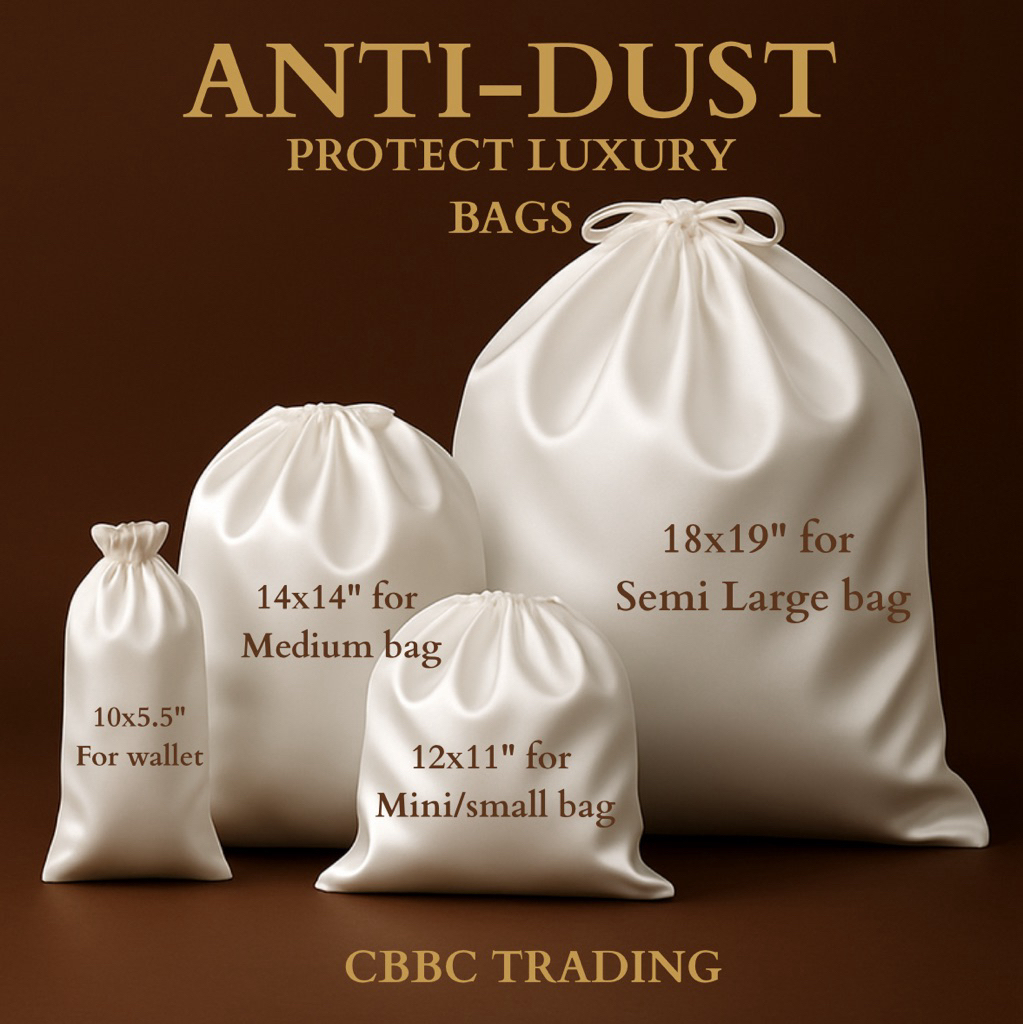 Plain silk drawstring dustbag | Shopee Philippines