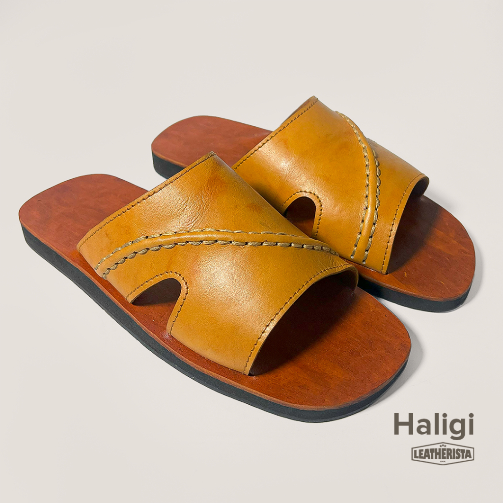 Leatherista Lokal Haligi (Leather Sandals for Men) | Shopee Philippines