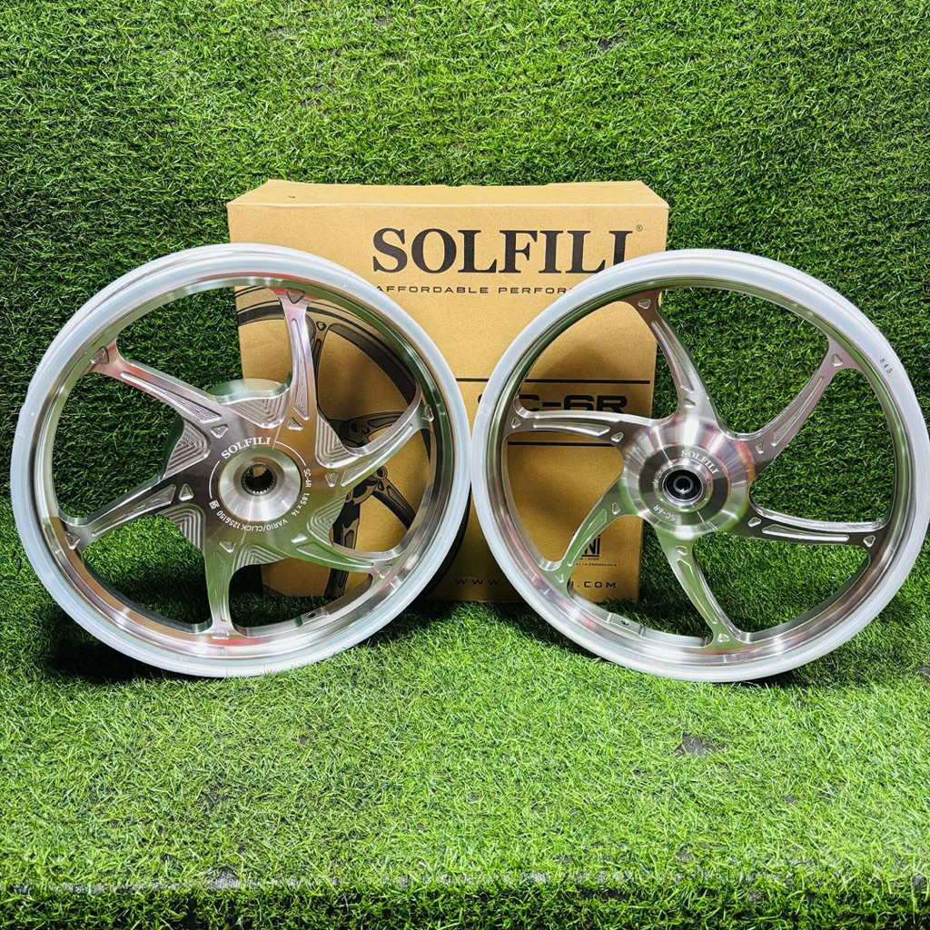 NEW! Solfili SC-6R CNC MAGS Honda Click 125 / 150 (4 HOLES) | Shopee ...