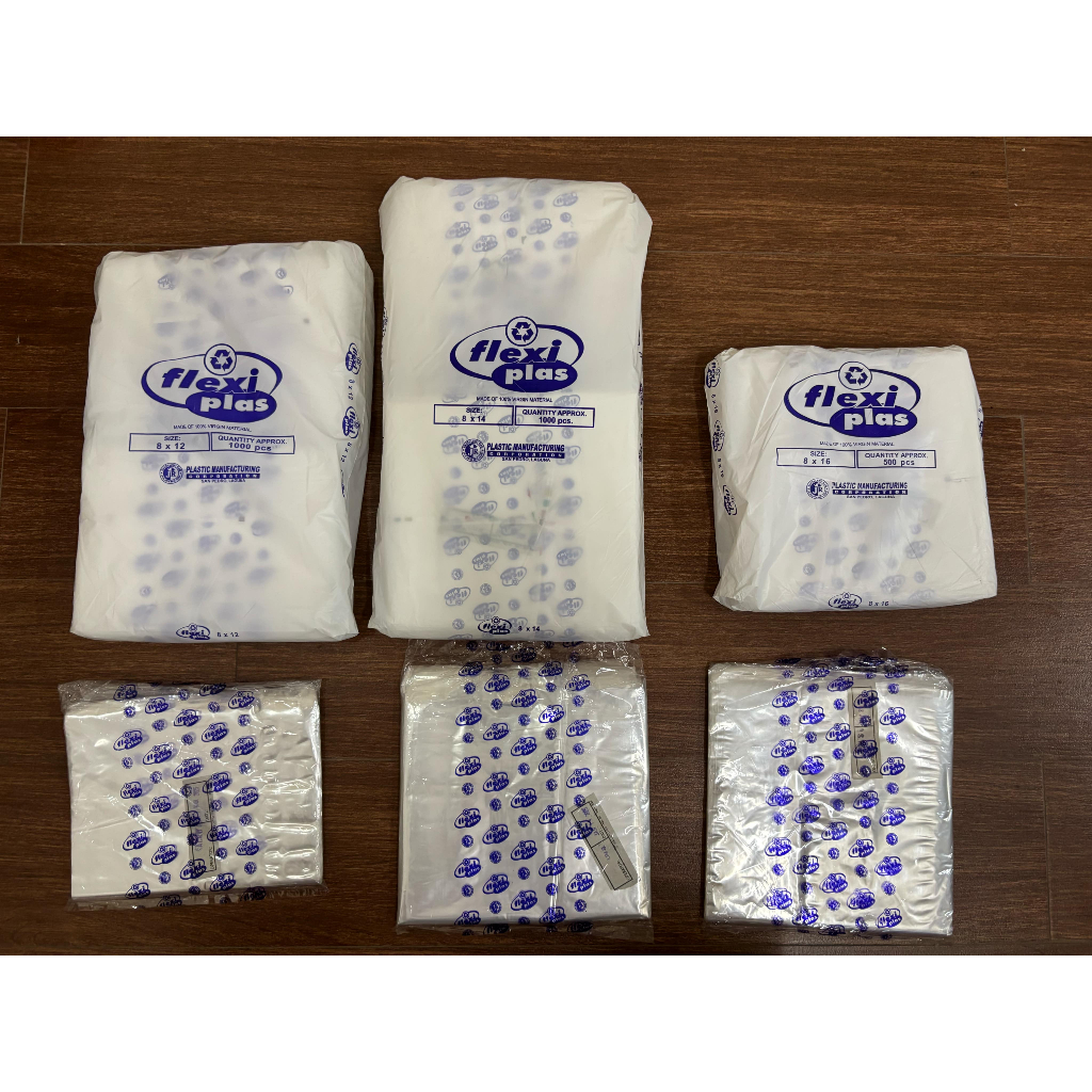 100pcs/pack [8x12, 8x14, 8x16] Flexi plas 08 Plastic Clear/Linaw ...