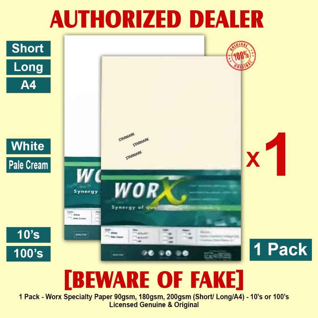 WORX Specialty Paper Papers Vellum 90gsm 180gsm 200gsm Short Long A4 ...