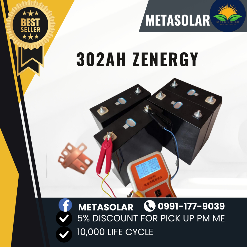 BRANDNEW Zenergy LiFePO4 302Ah Battery – 12V Rechargeable Lithium ...
