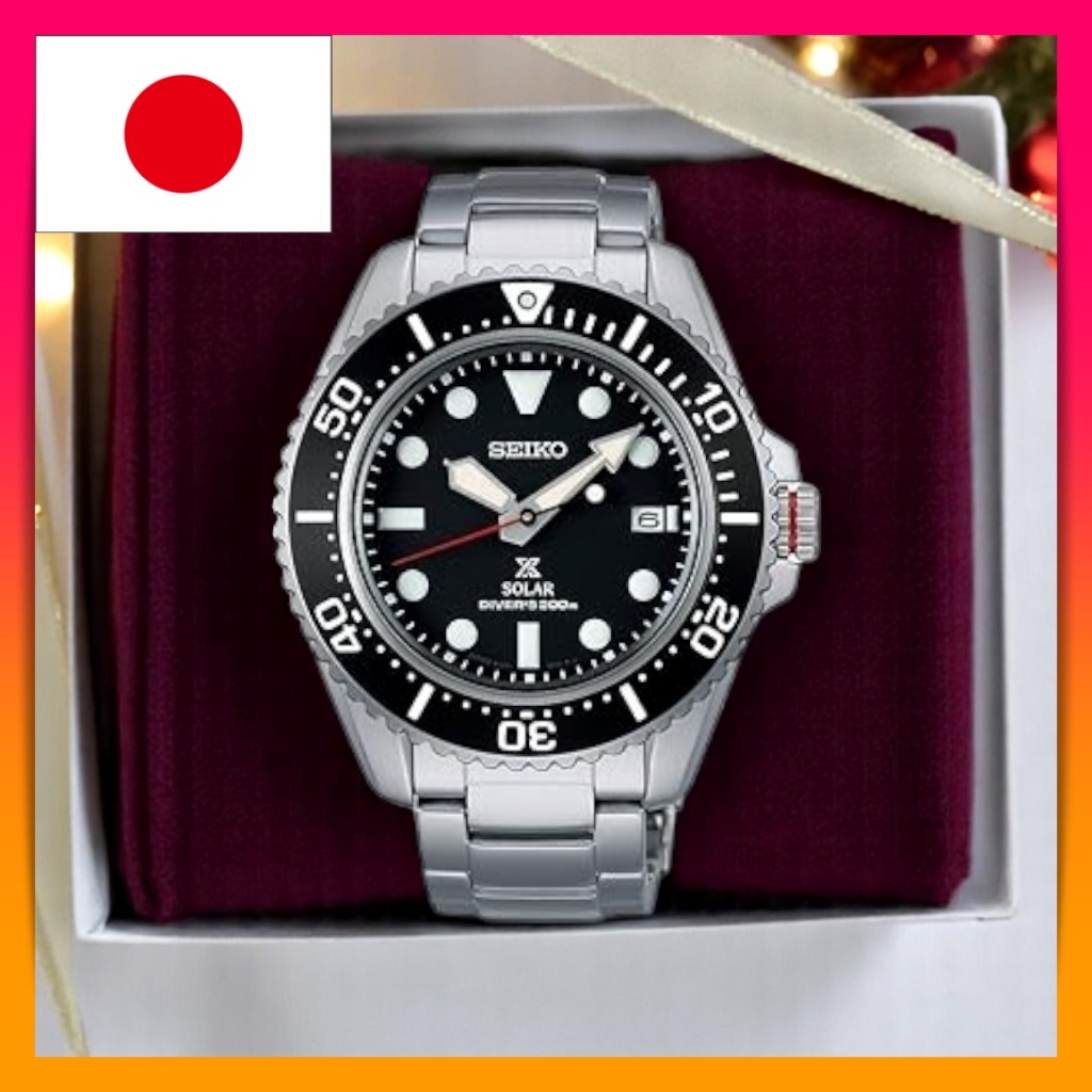 SEIKO Prospex Diver Scuba SBDJ051 Men's Solar Watch Silver Dial Stainless Steel Japan | Shopee ...