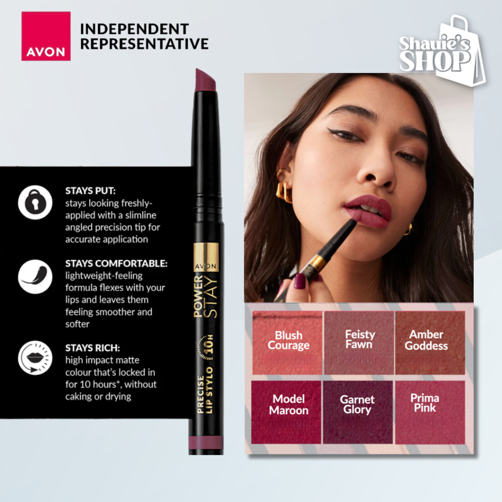 AVON Powerstay 10-Hour Precise Lip Stylo 1.2g | Shopee Philippines