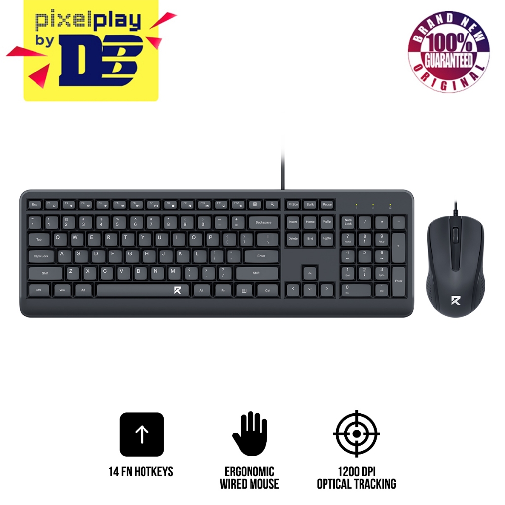 Redragon BS-7092 Wired Keyboard and Mouse Combo | Shopee Philippines
