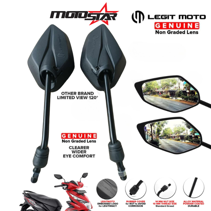Motorstar Xplorer 250R |LEGITMOTO SIDE MIRROR NON-GRADED CLEAR LENS ...