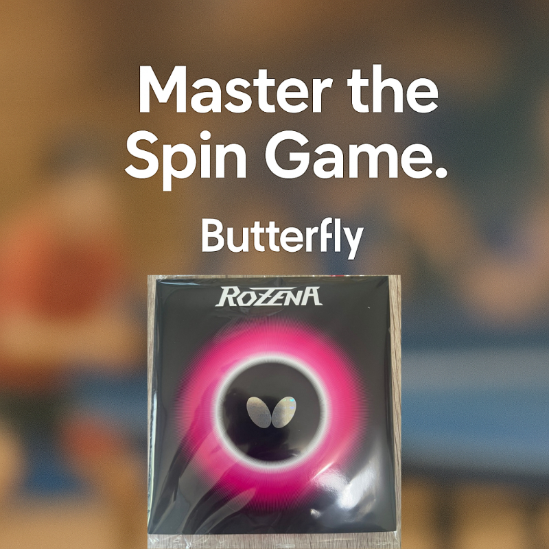 Butterfly Rozena Table Tennis Rubber – Tension Inverted Rubber for Spin ...