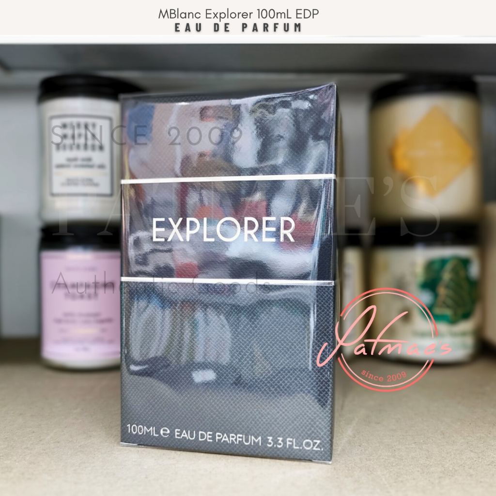 MBlanc Explorer 100mL EDP Perfume Spray for Men Pabango Eau De Toilette ...