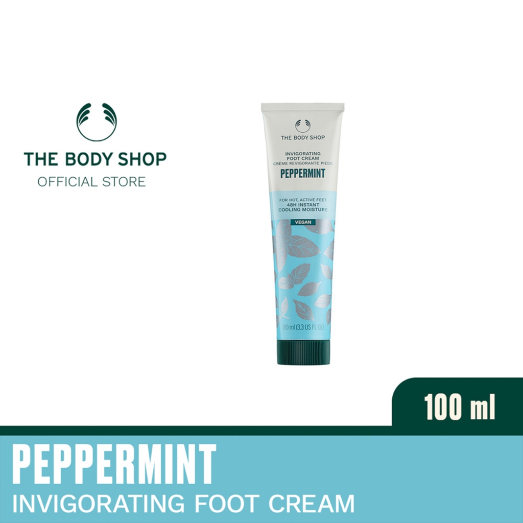 The Body Shop Peppermint Invigorating Foot Scrub (100ml) | Shopee ...