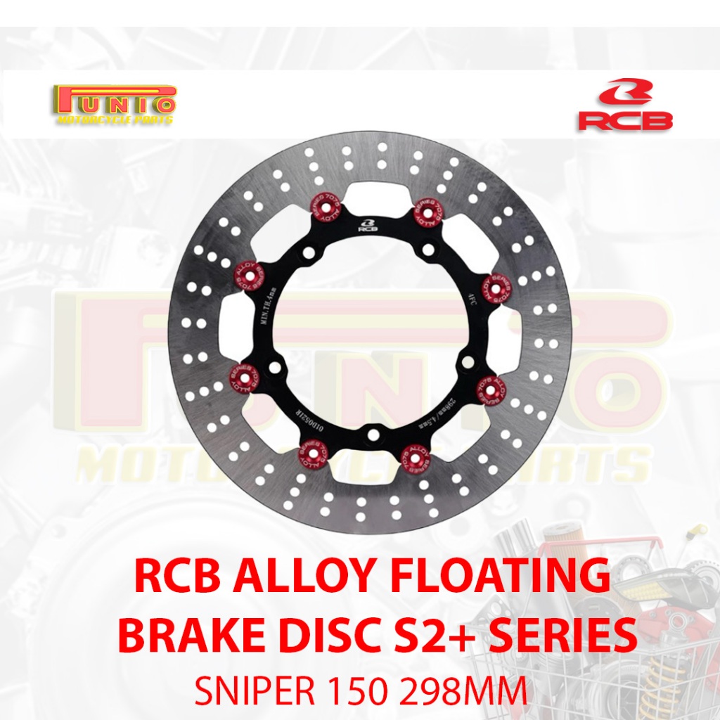 NEW! RCB Alloy Floating Brake Disc S2+ Series for Yamaha Sniper 150/155 ...