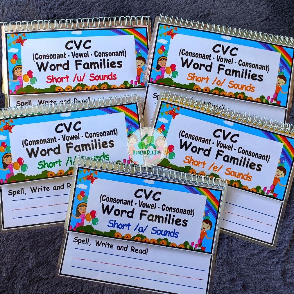 CVC Word Families Flipbook | Shopee Philippines