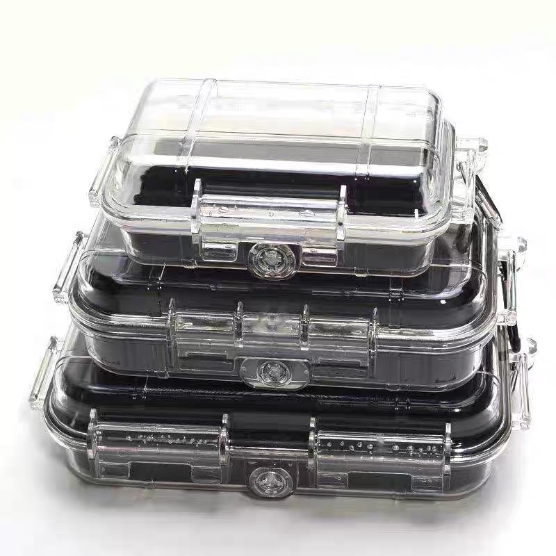 Sealed Storage Box Transparent Shockproof Camping Box ABS Equipment Dry ...