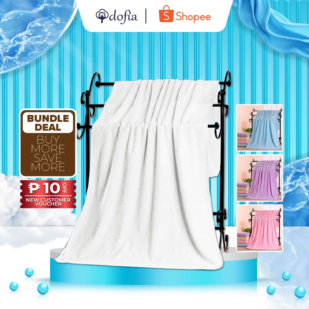 Dofia Bathroom Series for Adult Baby Big Size 140*70cm Microfiber Super ...