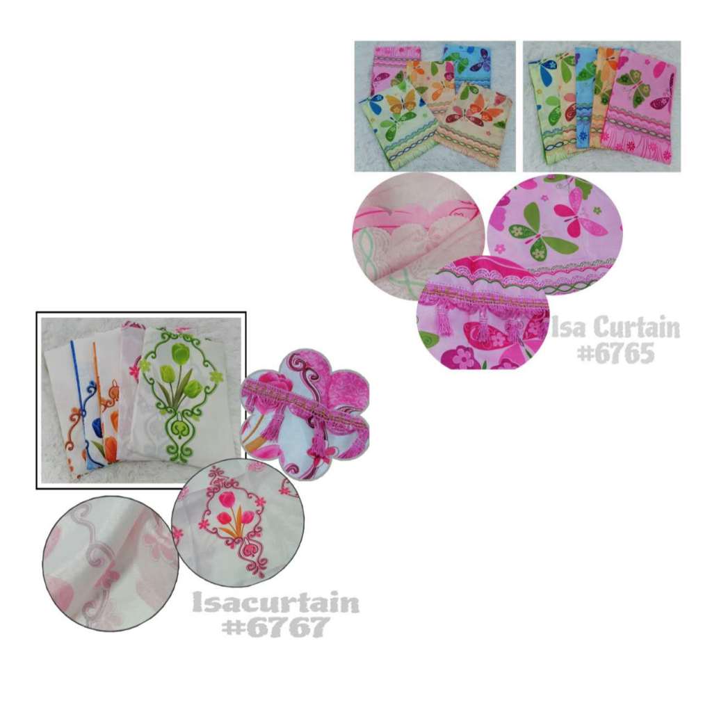 Sheering Curtain Good Quality Simple Curtain Without Ring Kurtina ...