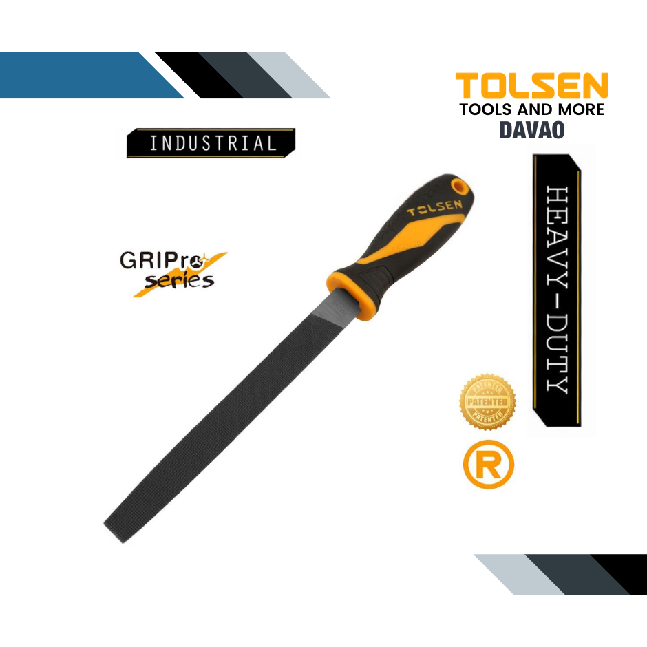 Tolsen Steel Files (Flat) (200mm, 8″) 32001 | Shopee Philippines