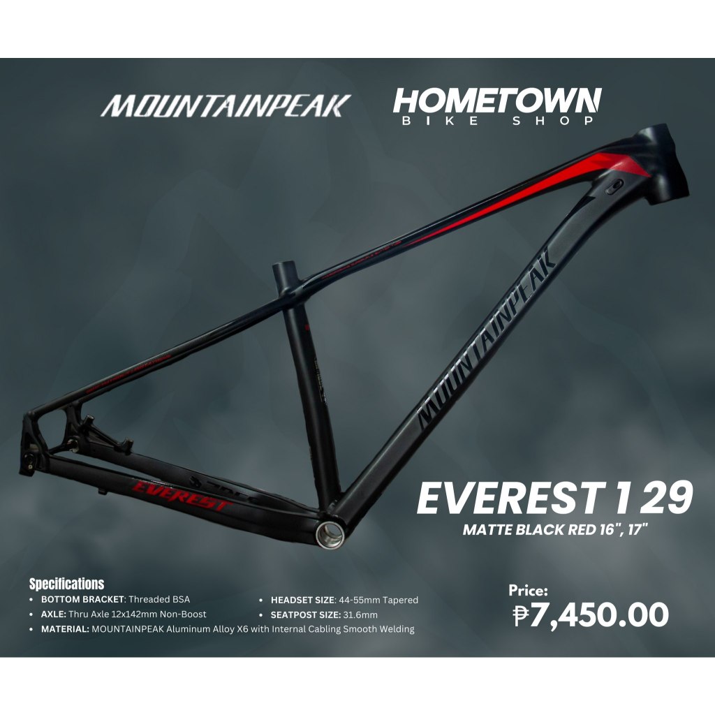 Mountainpeak Everest 1 Alloy MTB Frame | Shopee Philippines