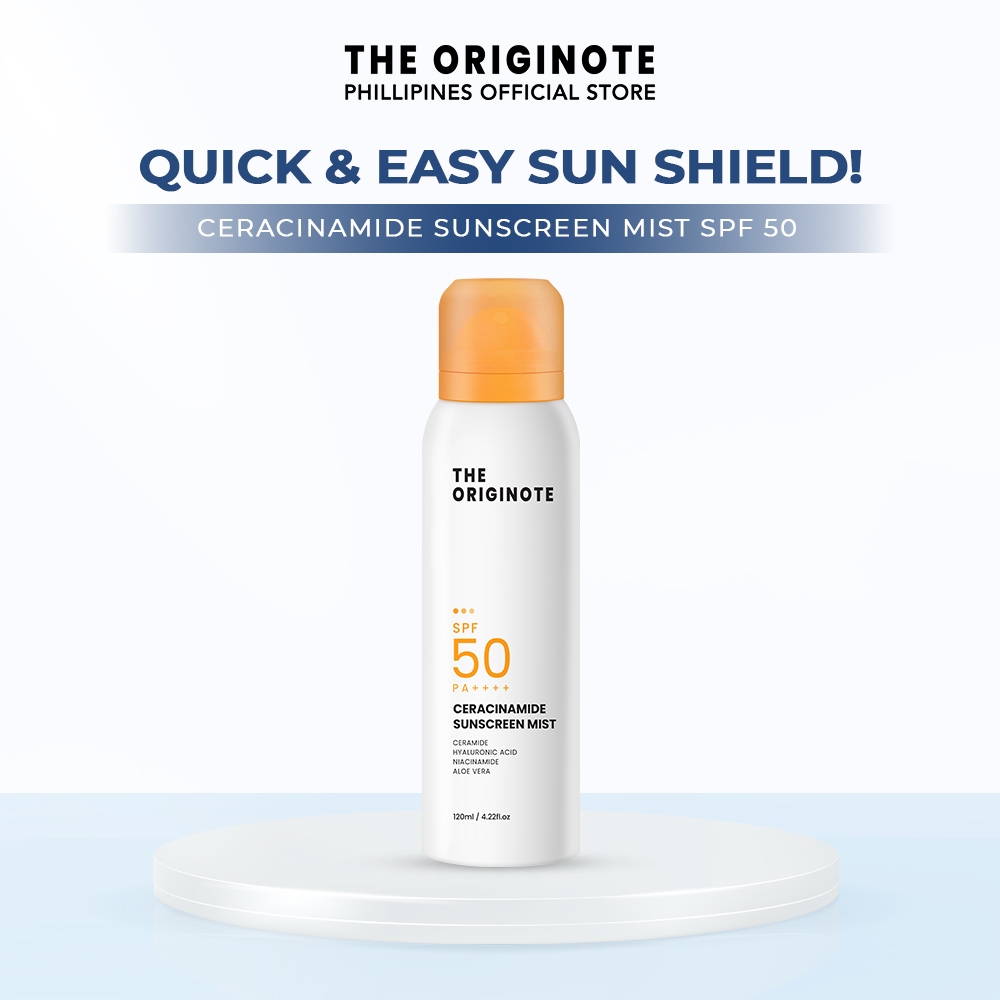 [120ml] The Originote Ceracinamide Sunscreen Mist SPF 50 PA ...
