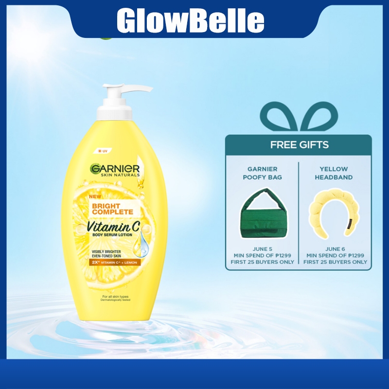 GARNIER Bright Complete Body Lotion Vitamin C [Brightens˜&˜Moisturizes ...