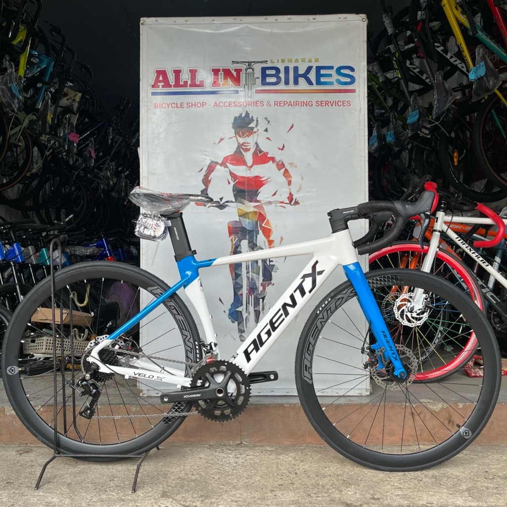AGENTx Velo Aero Road Bikes 2x9Speed Sti With Freebies | Shopee Philippines