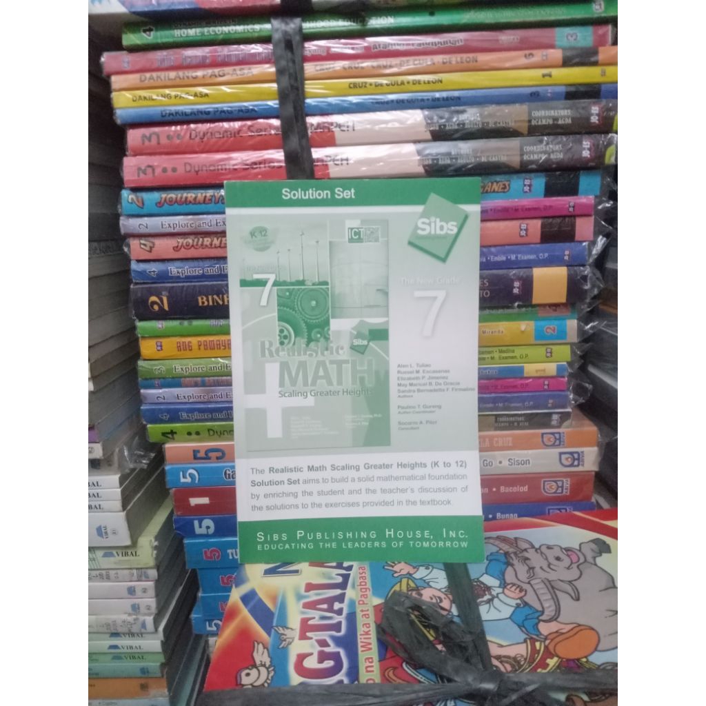 SOLUTION SET REALISTIC MATH GRADE 7. (NEW) | Shopee Philippines