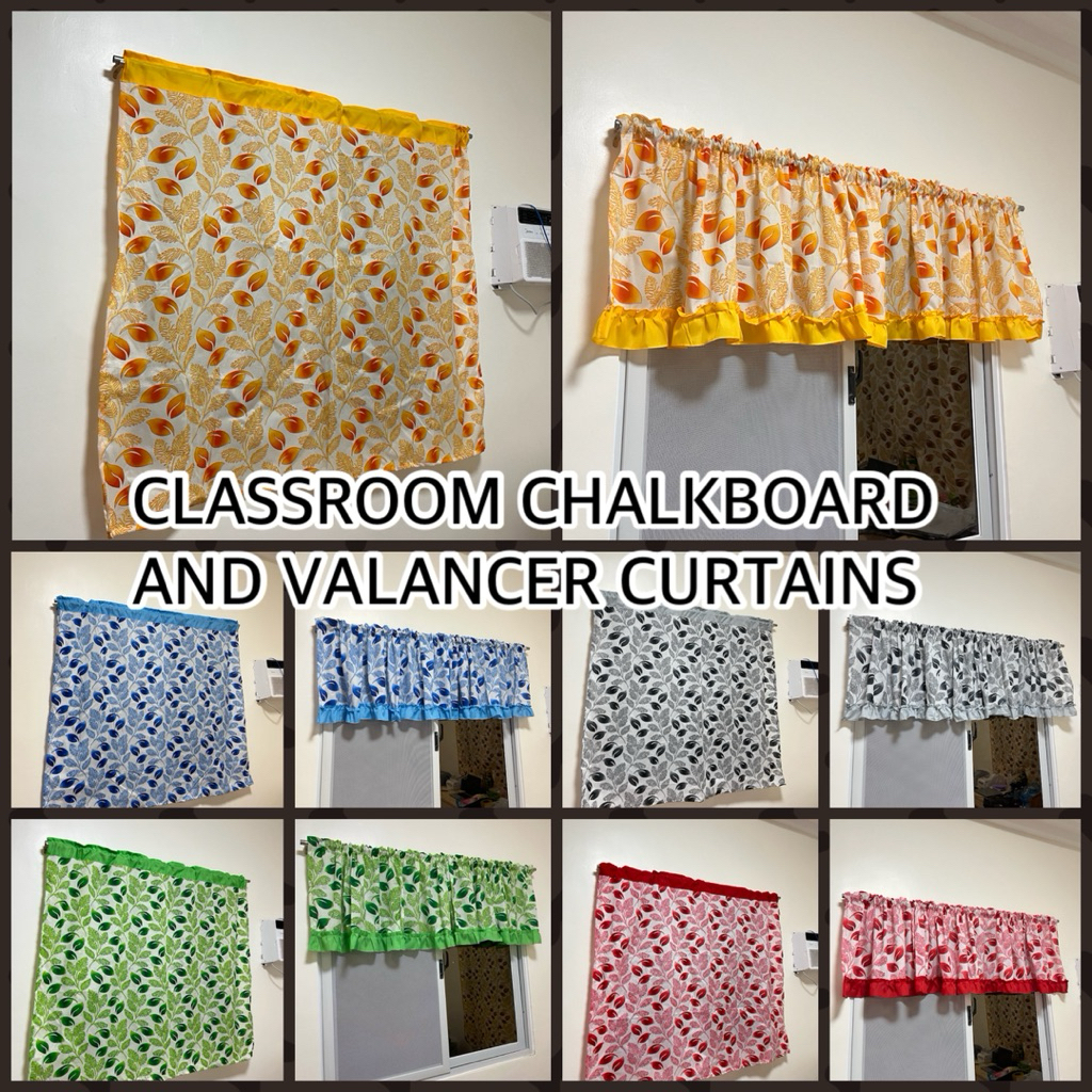 Dandan Matchy Deped Chalkboard And Window Door valancer curtains for ...