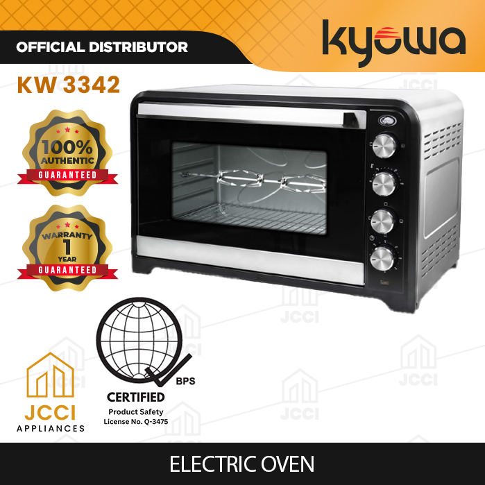 Kyowa Electric Oven -Large Oven -80 Liters -Stainless Steel Body (KW ...