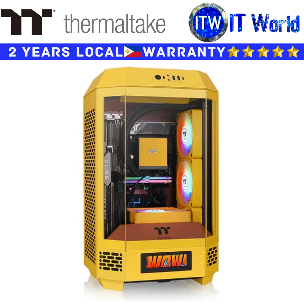 Thermaltake Computer PC Case The Tower 250 Mini-ITX Butter Caramel Mini ...