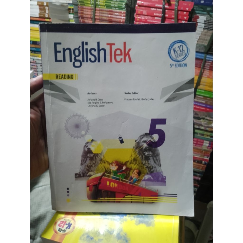 ENGLISH TEK READING grade 5 fifth edition (slightly use | Shopee ...