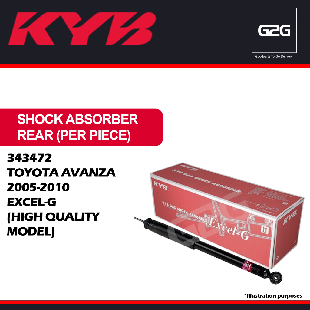 Shock Absorber Rear KAYABA 343472 Toyota Avanza 2005-2010 | Shopee ...