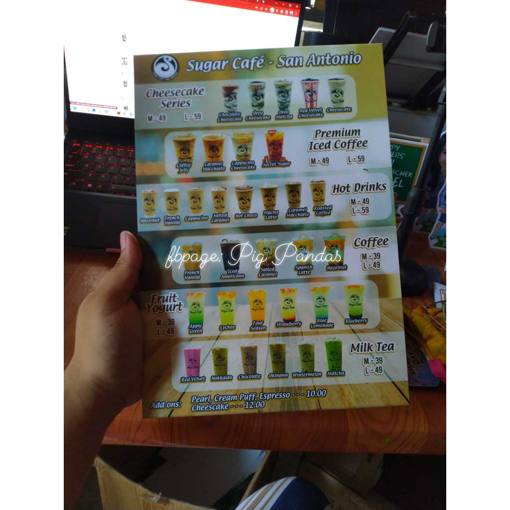 Menu Board Sintra with or without stand | Shopee Philippines