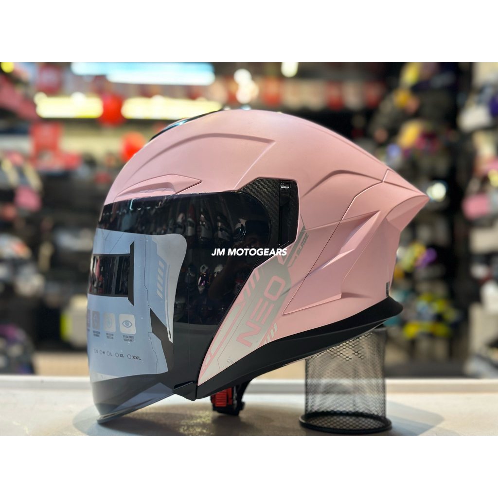 SPYDER NEO BLADE PLAIN HALF FACE DUAL VISOR HELMET | Shopee Philippines