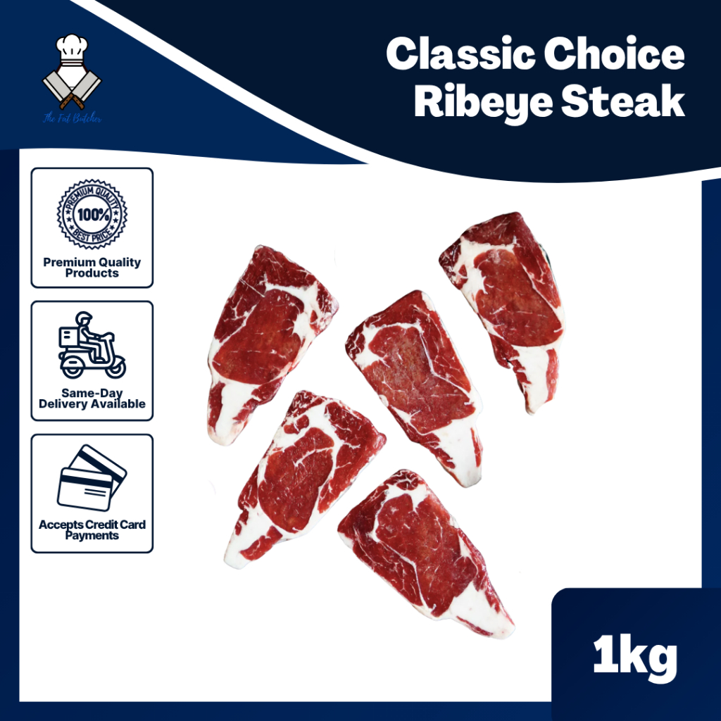 Classic Choice Ribeye Steak (The Fat Butcher) | Shopee Philippines