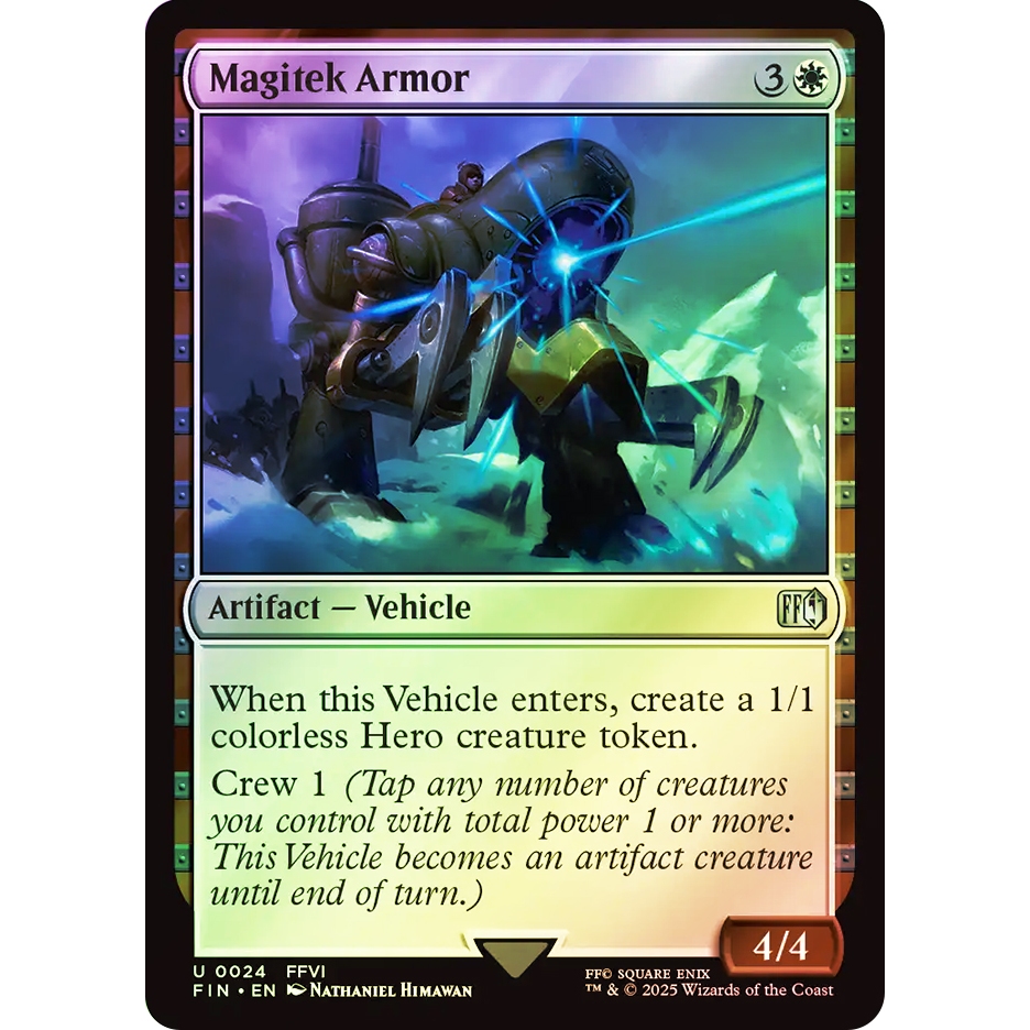 Magitek Armor FIN Final Fantasy MTG Magic The Gathering | Shopee ...