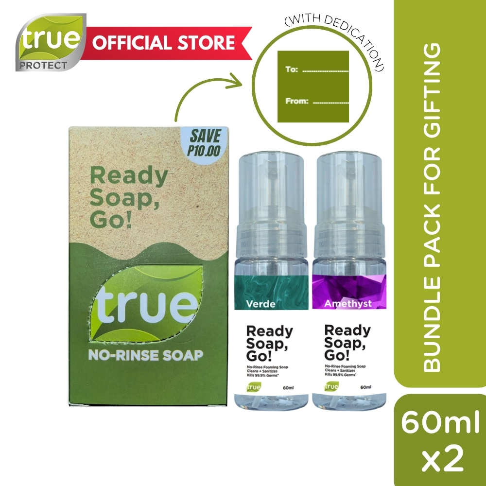 Ready Soap, Go! No Rinse Soap 60ML Bundle | Shopee Philippines