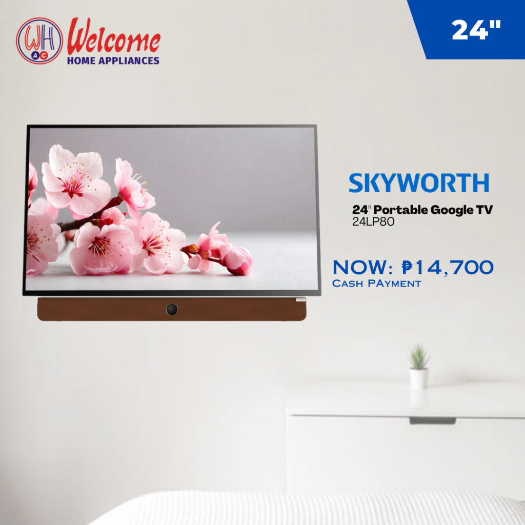 Skyworth 24LP80 Portable 24" LED FHD Google TV | Shopee Philippines