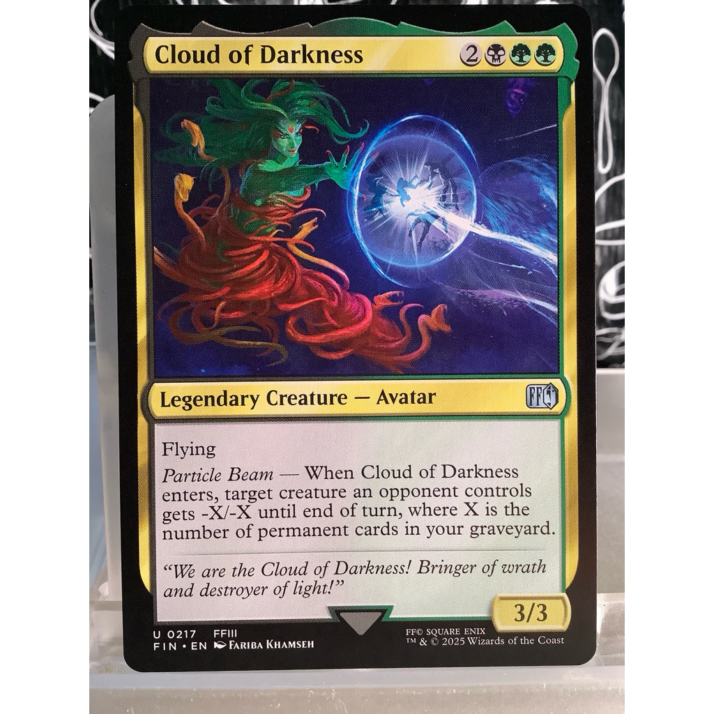 MTG - Cloud of Darkness (Universes Beyond: Final Fantasy) | Shopee ...