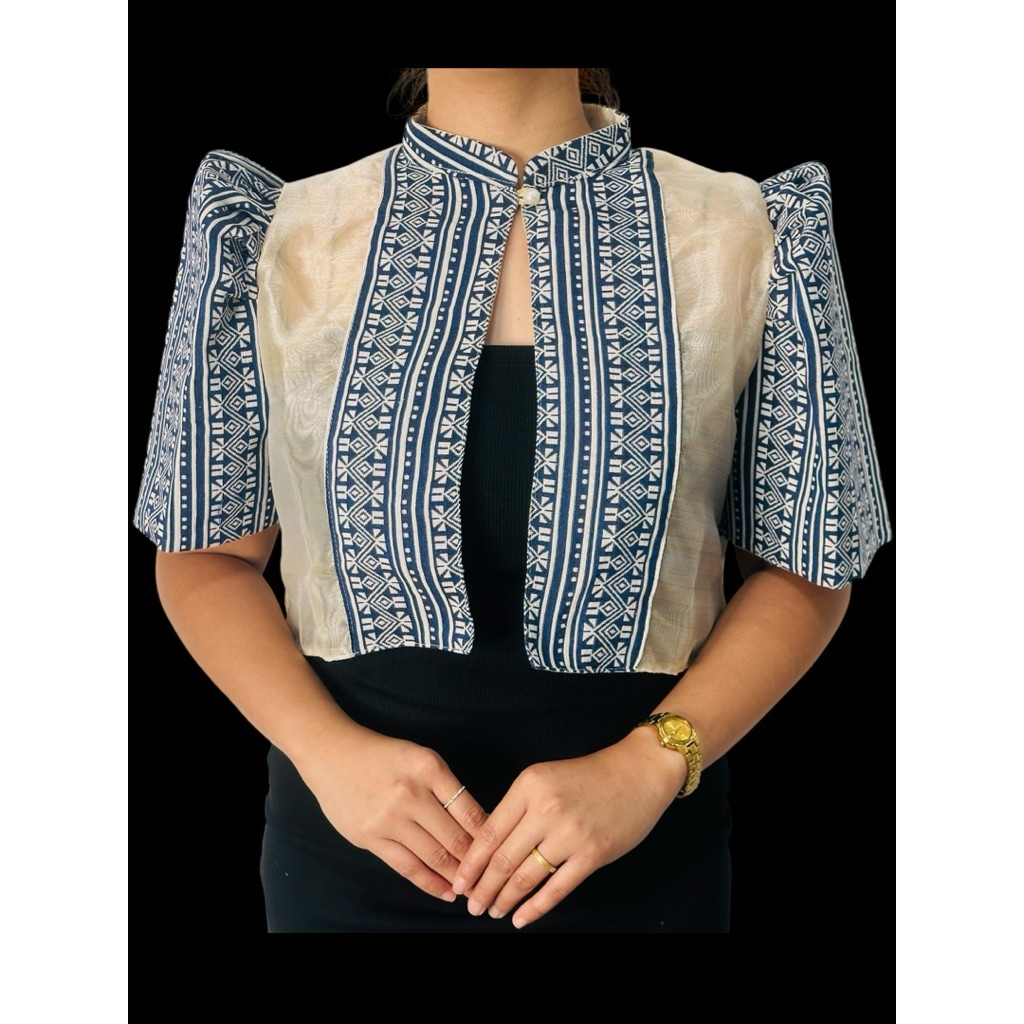 Malia Imelda Filipiana Banig/Ethnic Tops | Shopee Philippines