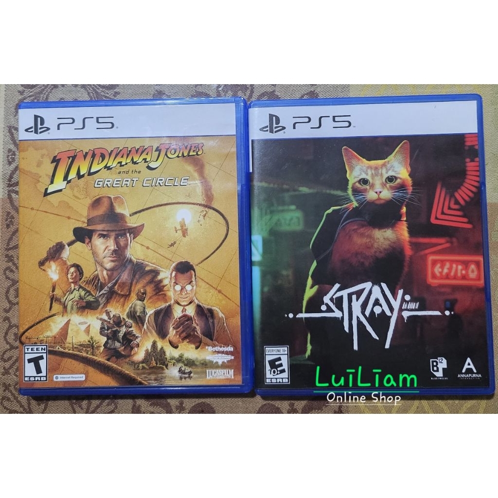 Indiana Jones, Stray PS5 Games Preloved | Shopee Philippines