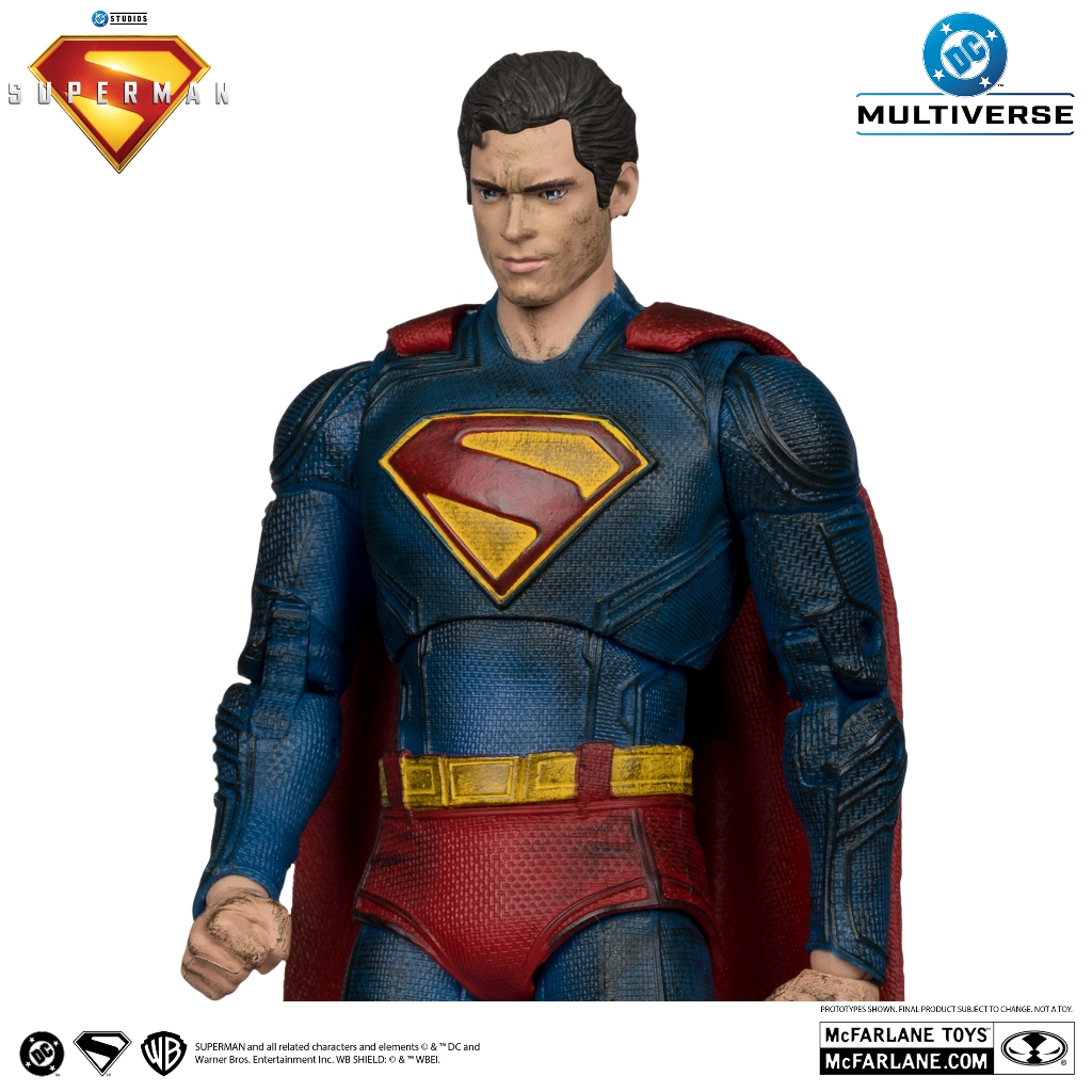 McFarlane: Superman Movie - Superman Battle Damage Gold Label 7" Action ...