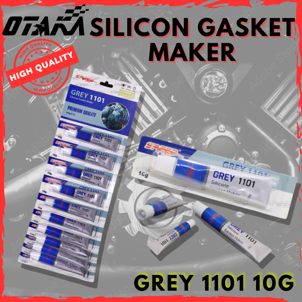SILICON GASKET MAKER 1101 GREY (10GRAMS) HIGH TEMPERATURE SPEED THAI ...