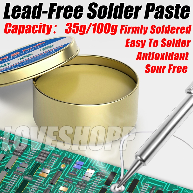 35g/100g Flux Lead-Free Solder Paste No-Clean Solder Paste Acid-Free ...