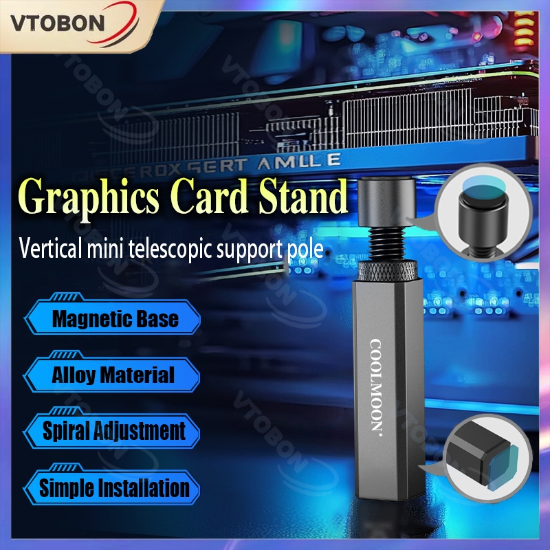 GPU Holder Stand Support Bracket Vertical GPU Anti Sag Mount Adjustable ...