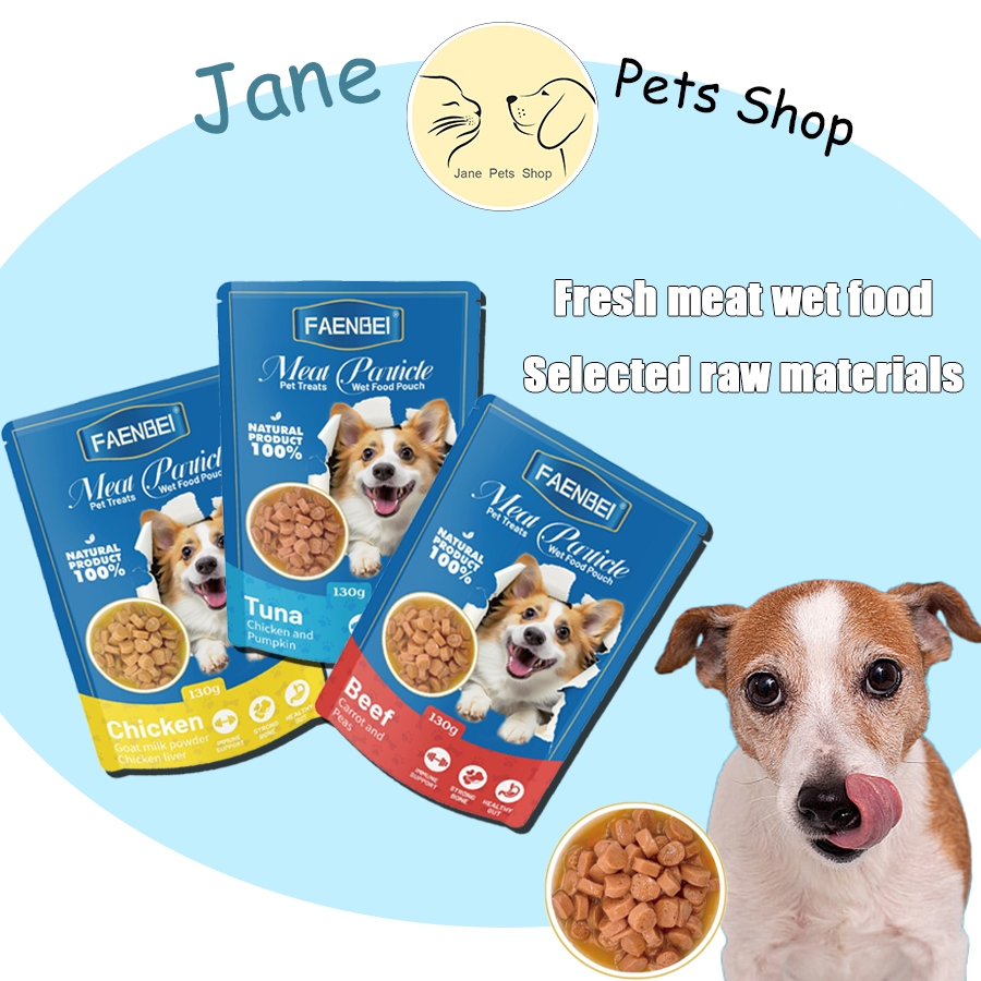 130g Pet Treats Wet Food Pouch Dog Wet Food Pet Wet Food Real Meat ...