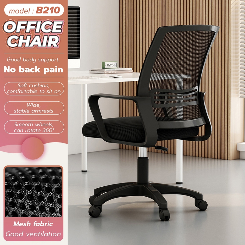 Bettergrowph Office Chair Mesh Breathable Study Computer Work Office ...