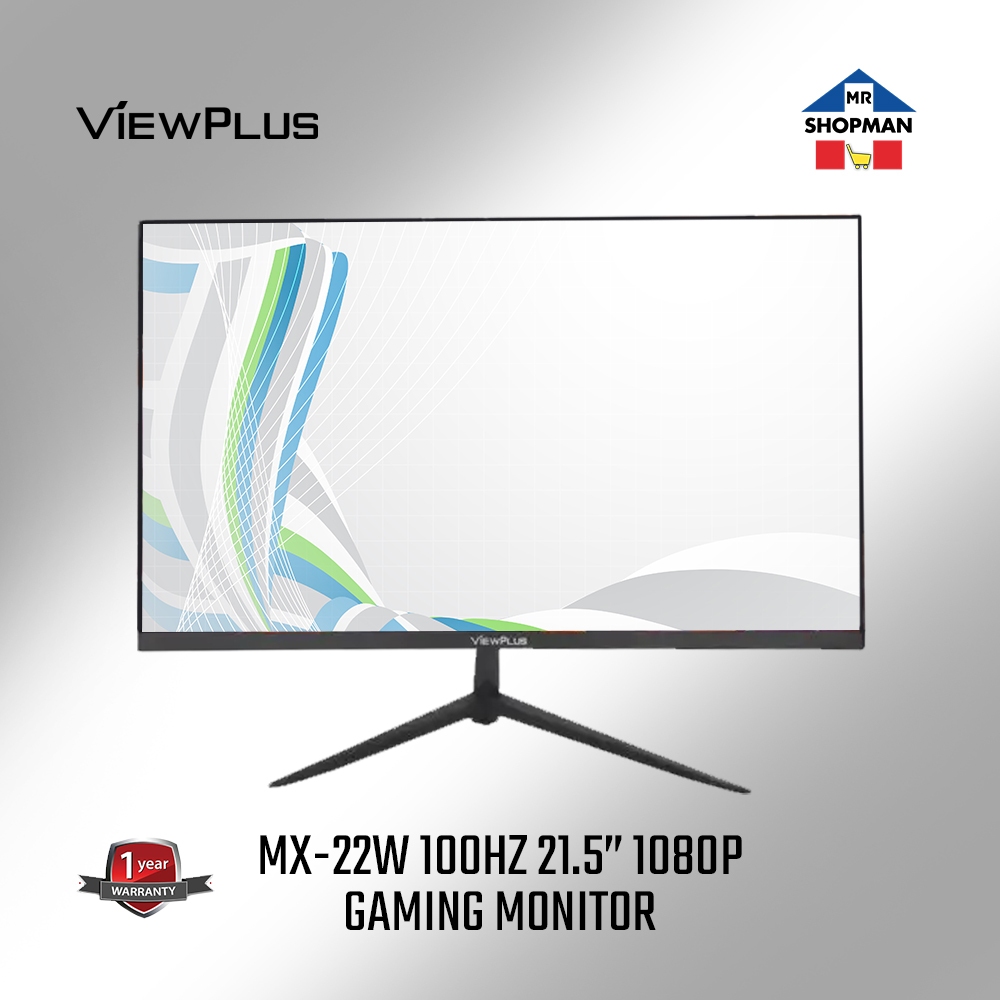 ViewPlus MX 22W 21.5” WHITE 100Hz 1080p Gaming Monitor MX22W | Shopee ...