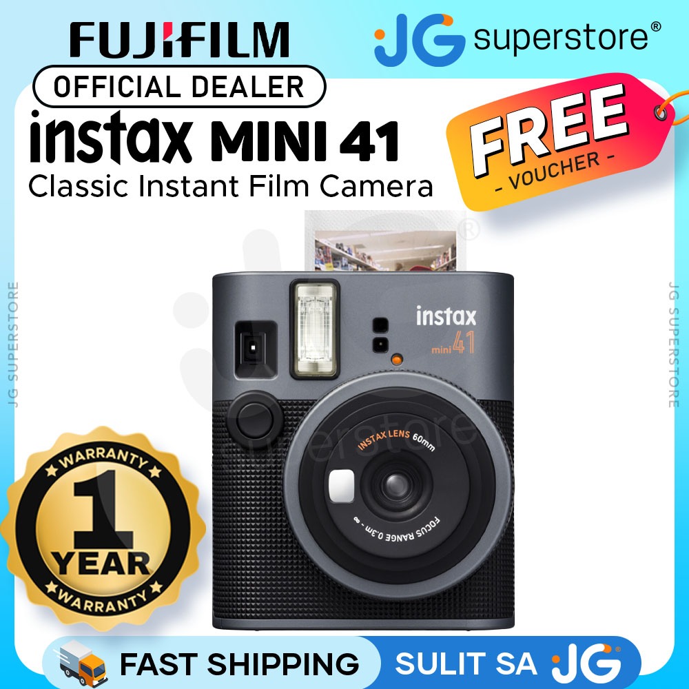 FUJIFILM Instax Mini 41 Classic Instant Film Camera with Automatic ...