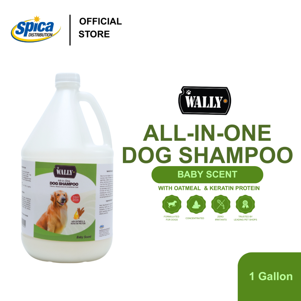 Wally Dog Shampoo Baby Scent 1 Gallon | Shopee Philippines