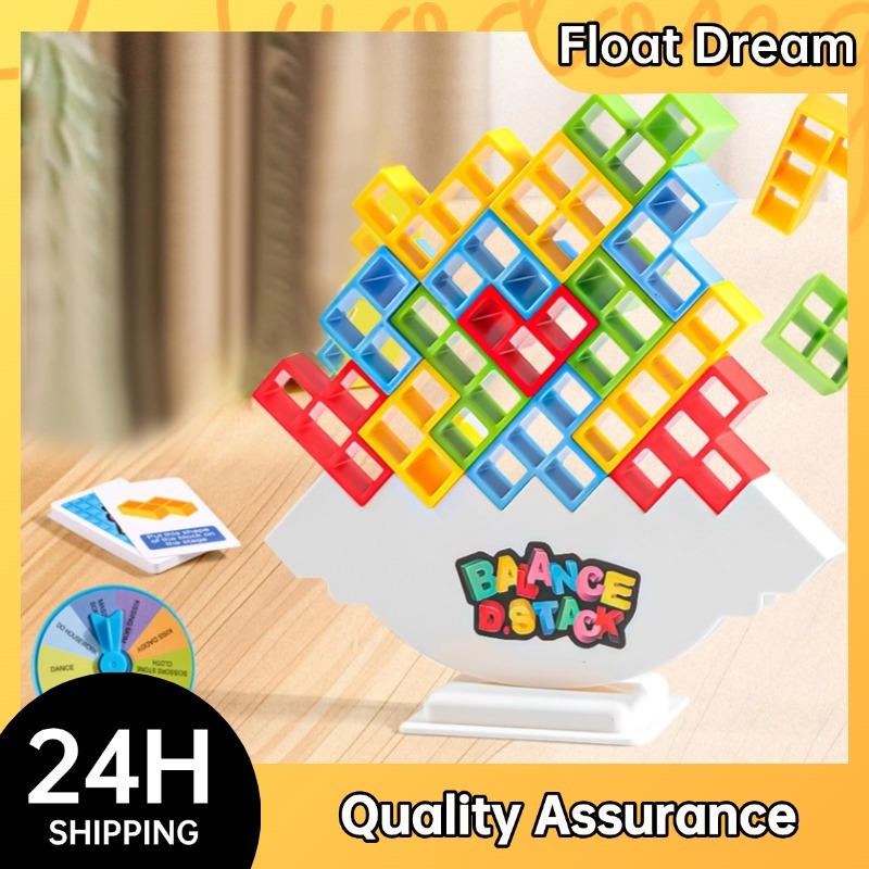 Balance Stacking Blocks Toys Tetris Toy Tetra Tower for Kids Family ...